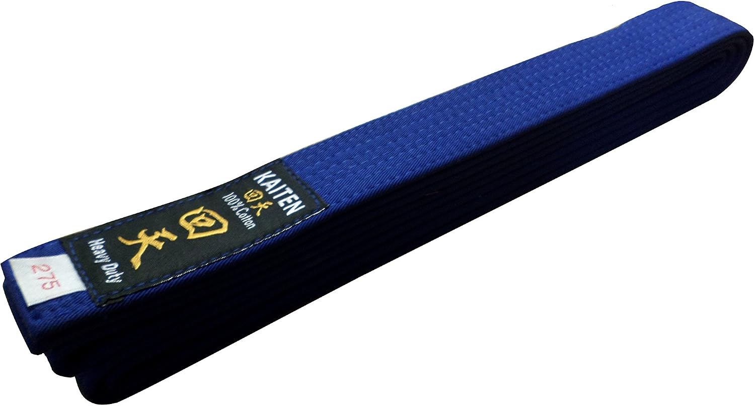 Kaiten Karategürtel Blau Budogürtel Baumwolle Blaugurt: Amazon.de ...