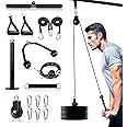 Pulley System for Exercise, 3 in 1 Pulley Cable System with LAT ...