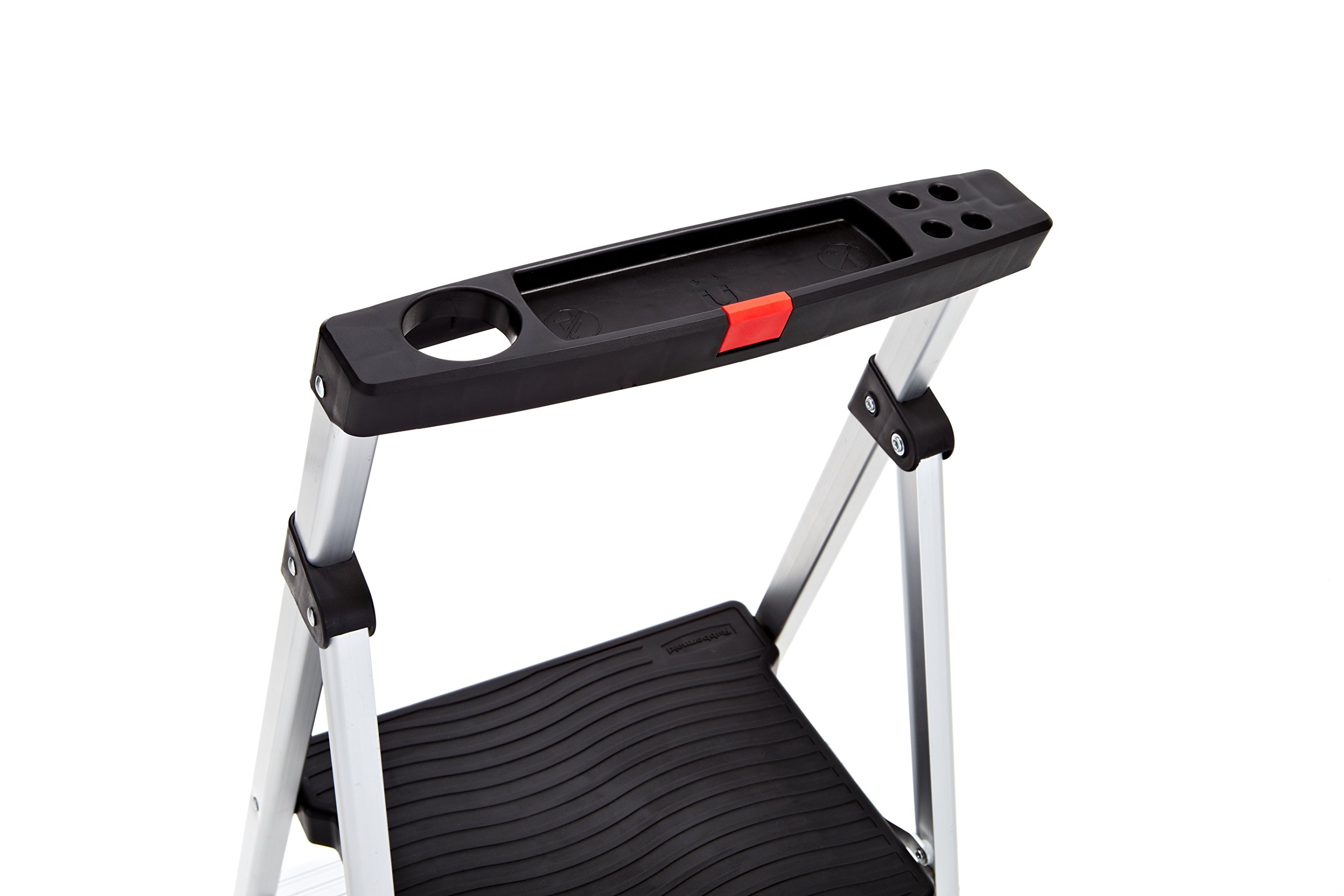 Mua Rubbermaid 3-Step Ladder, Aluminum Lightweight Folding Step Stool ...