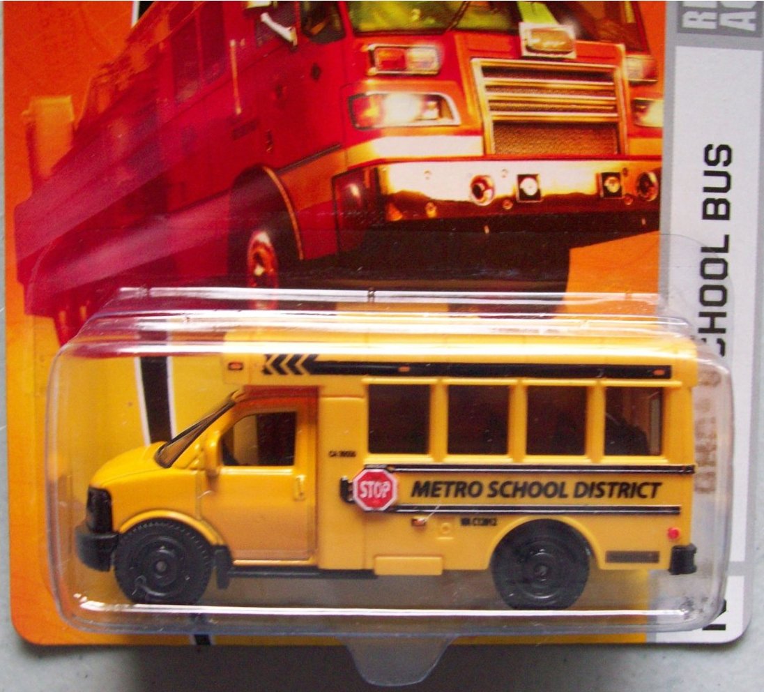 Matchbox City Action GMC School Bus Yellow Detailed Diecast #42 Scale 1 ...