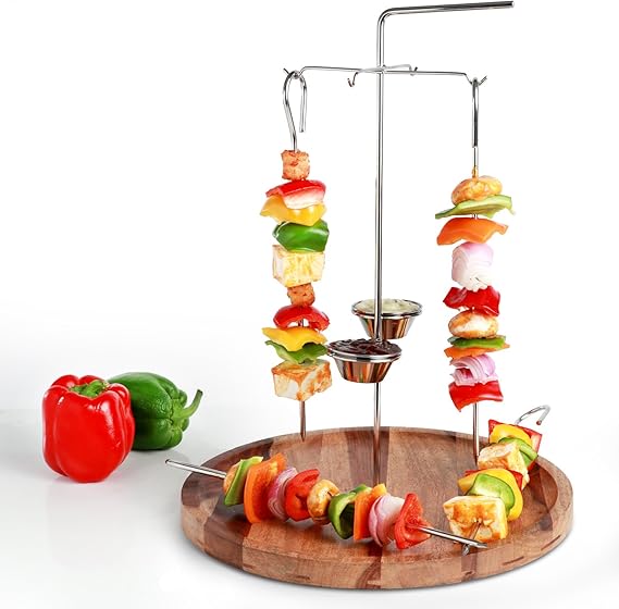 Buy Urban Snackers Barbecue and Kebab Stand with Hanging Kebab 4 ...
