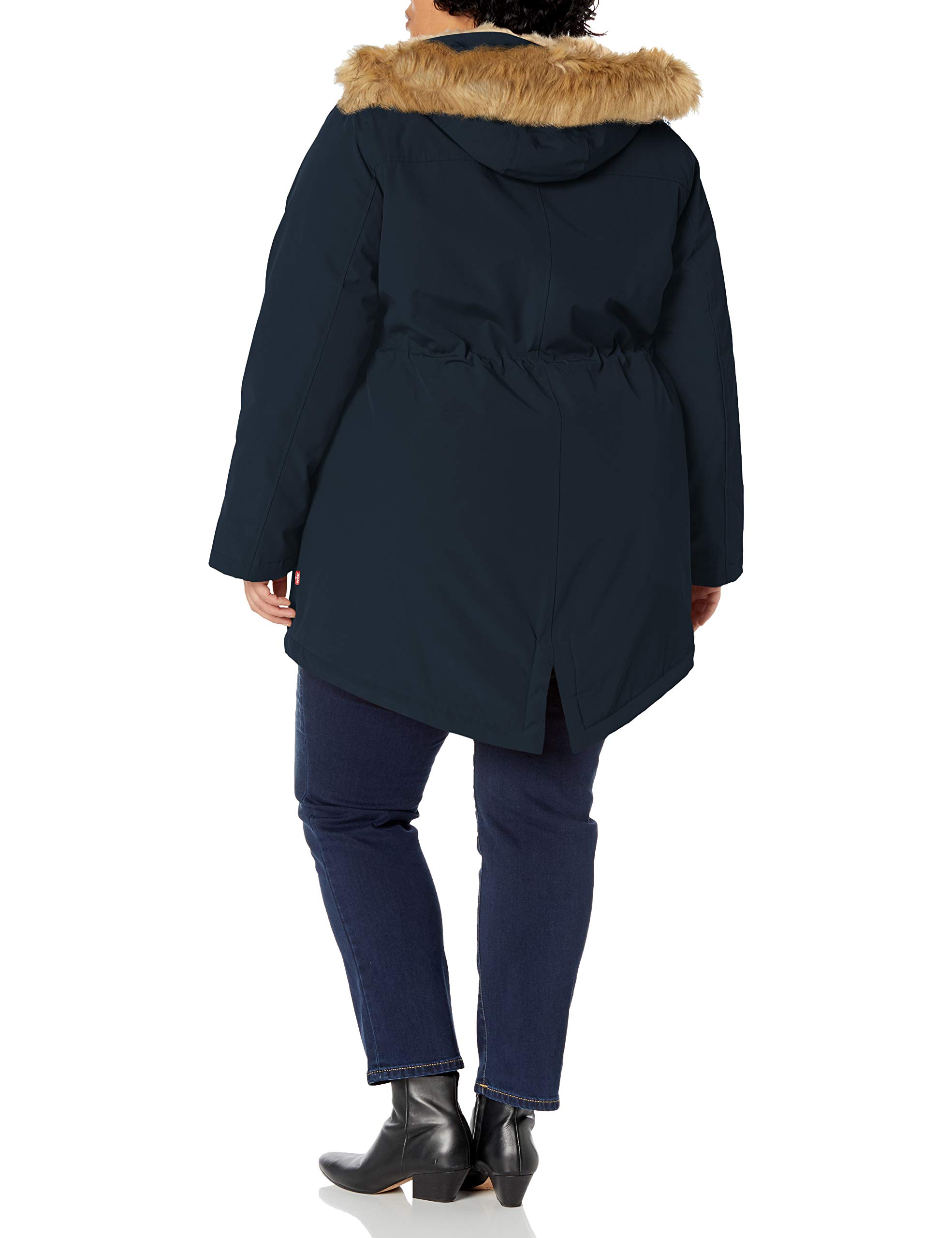 Levi%27s+292591+Women%27s+Faux+Lined+Hooded+Parka+Jacket+black%2FTan ...