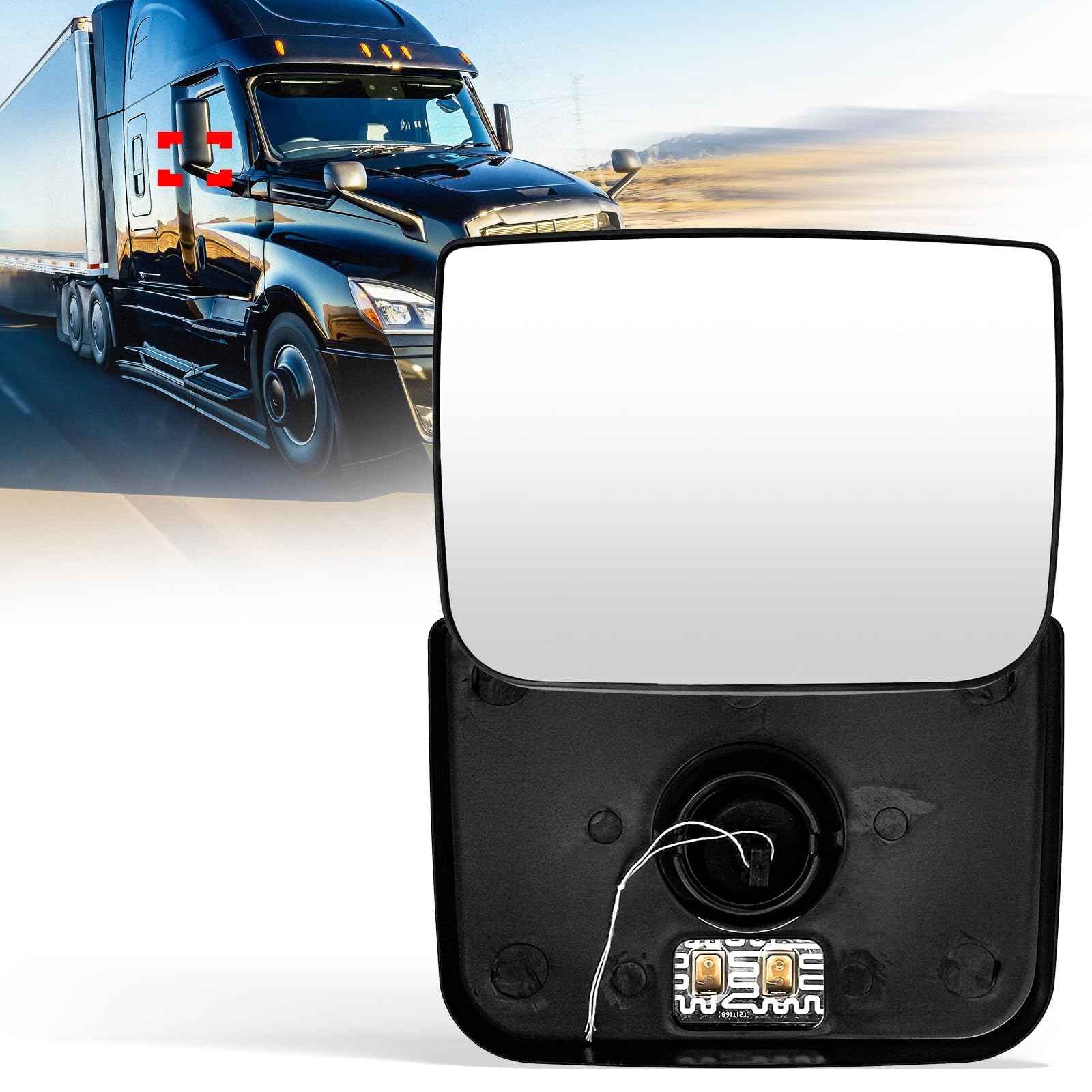 Mua Lower Mirror Glass Heated for Freightliner Cascadia 2008-2017 ...