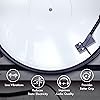 PRO SPIN White Acrylic Turntable Mat - Platter Slipmat for 12" Vinyl ...