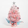 Amazon.com: Small Mini Pink Christmas Tree with Light,24Inch/2Ft ...