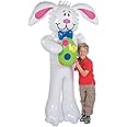 Amazon.com: Large Inflatable Blow Up Easter Bunny - Over 5 Teet Tall ...