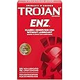 Amazon.com: Trojan ENZ Natural Latex Non-Lubricated Condoms - 12 Count ...