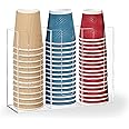 Amazon.com: Coffee Cup Dispenser For Counter,Disposable Cup Lids and ...