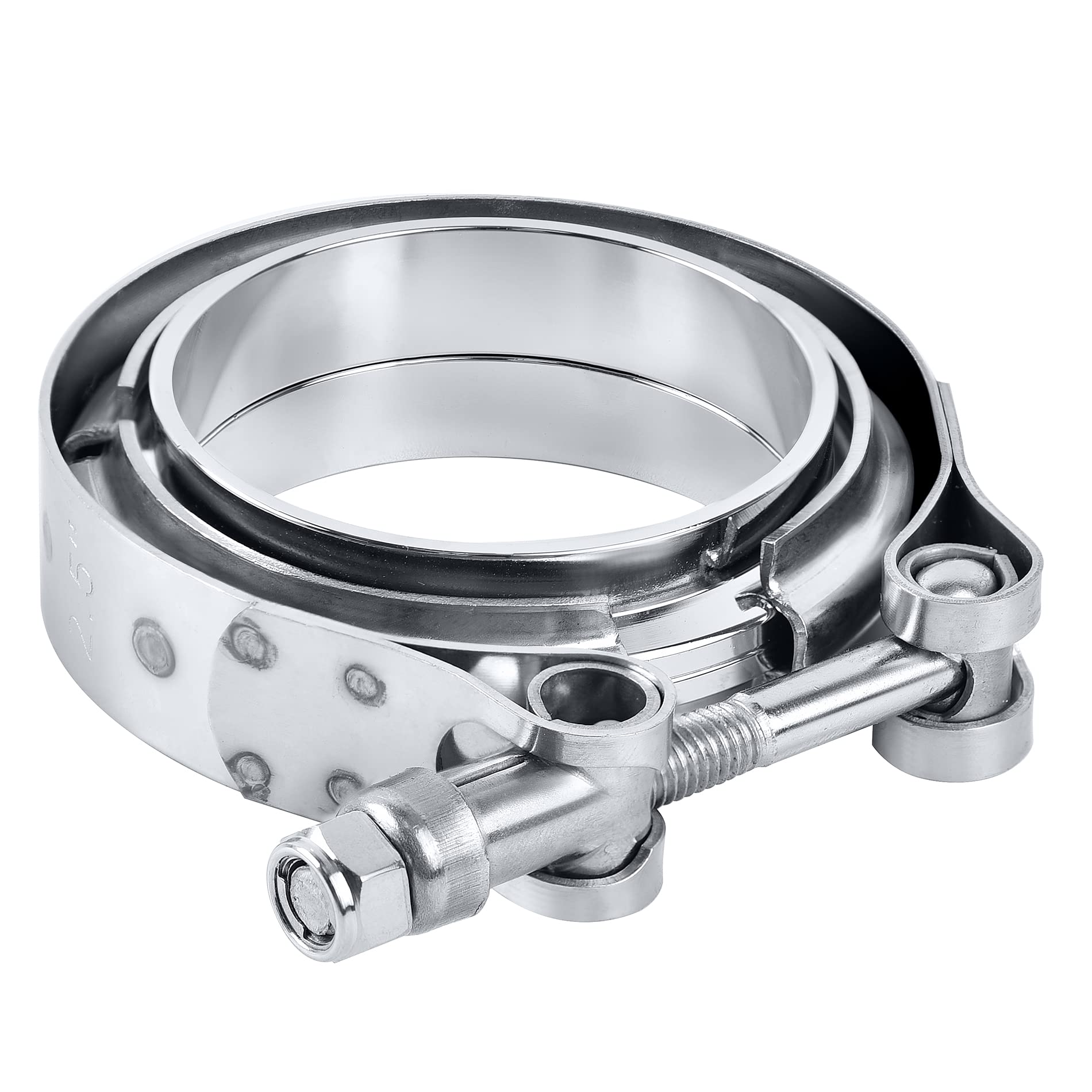 Mua EVIL ENERGY 2.5 Inch V Band Clamp Stainless Steel with Flange Flat ...