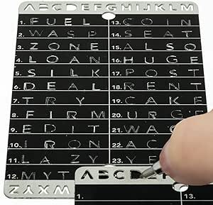 Amazon.com: Crypto Seed Bank - Steel Plates for Crypto Seed Phrase ...