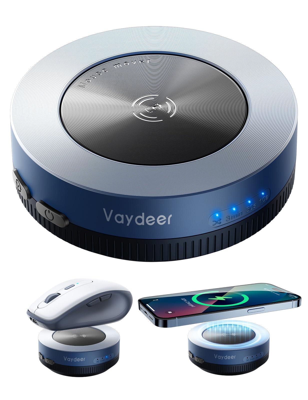 Vaydeer Multiple Mouse Mover, W1 Mouse jiggler?Wireless Charger 2-in-1 ...