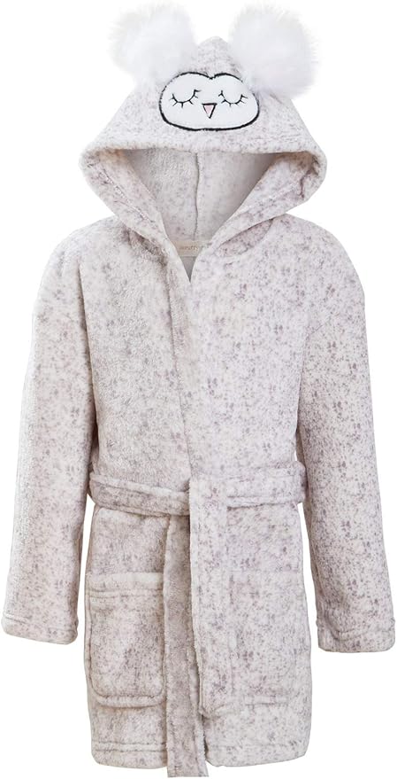 Scruffy Ted Kids Robe Novelty Dress Up Hooded Bathrobe Dressing Gown ...