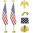 Amazon.com : Indoor Flag Pole Kit - Telescoping 6FT-8FT Flag Pole with Base, 3x5 FT American ...