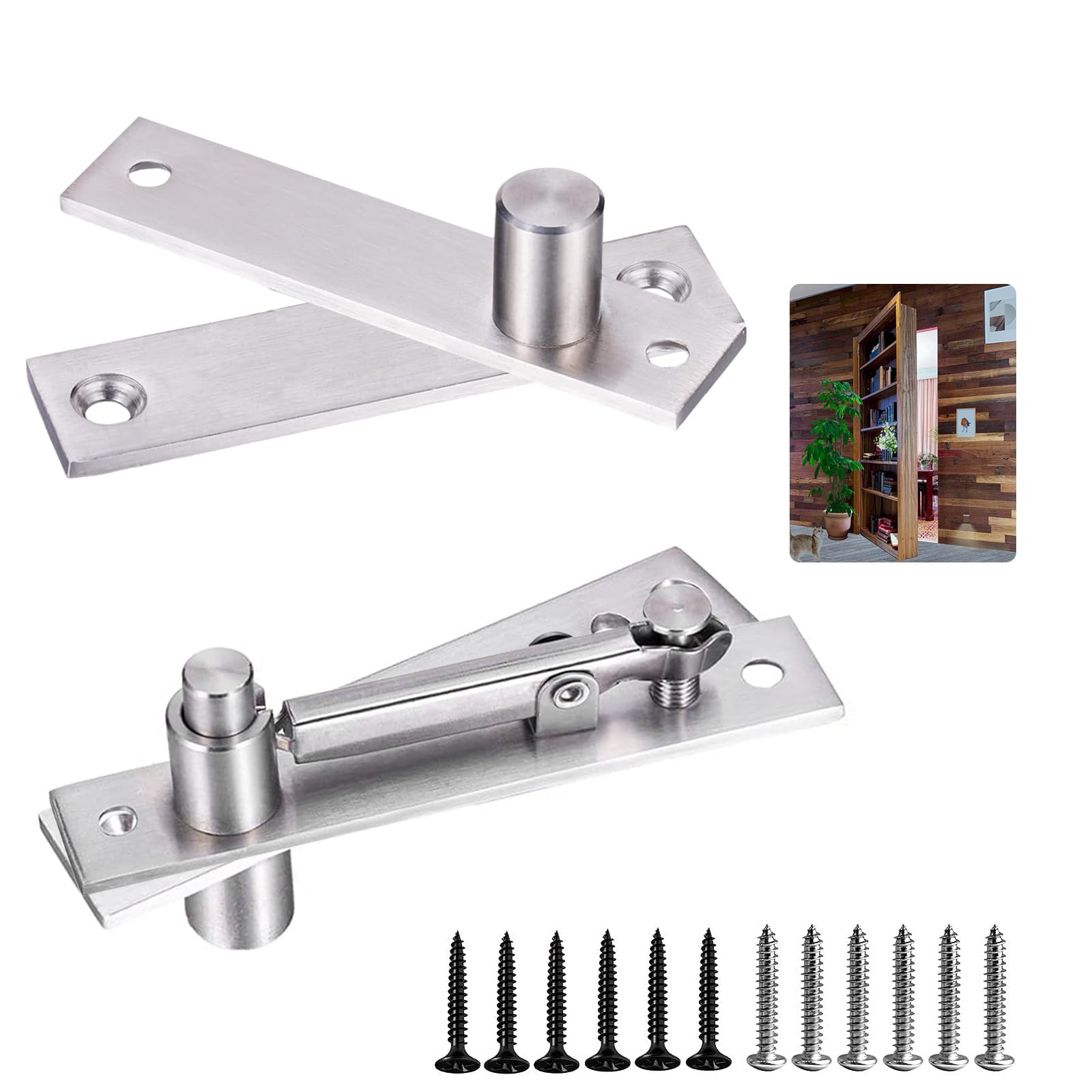 Mua Door Pivot Hinges Heavy Duty Pivot Hinge for Wood Door, Stainless ...