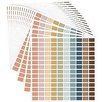 Amazon.com : 2800 Pieces 10 Color Coding Labels Rectangle Colored ...