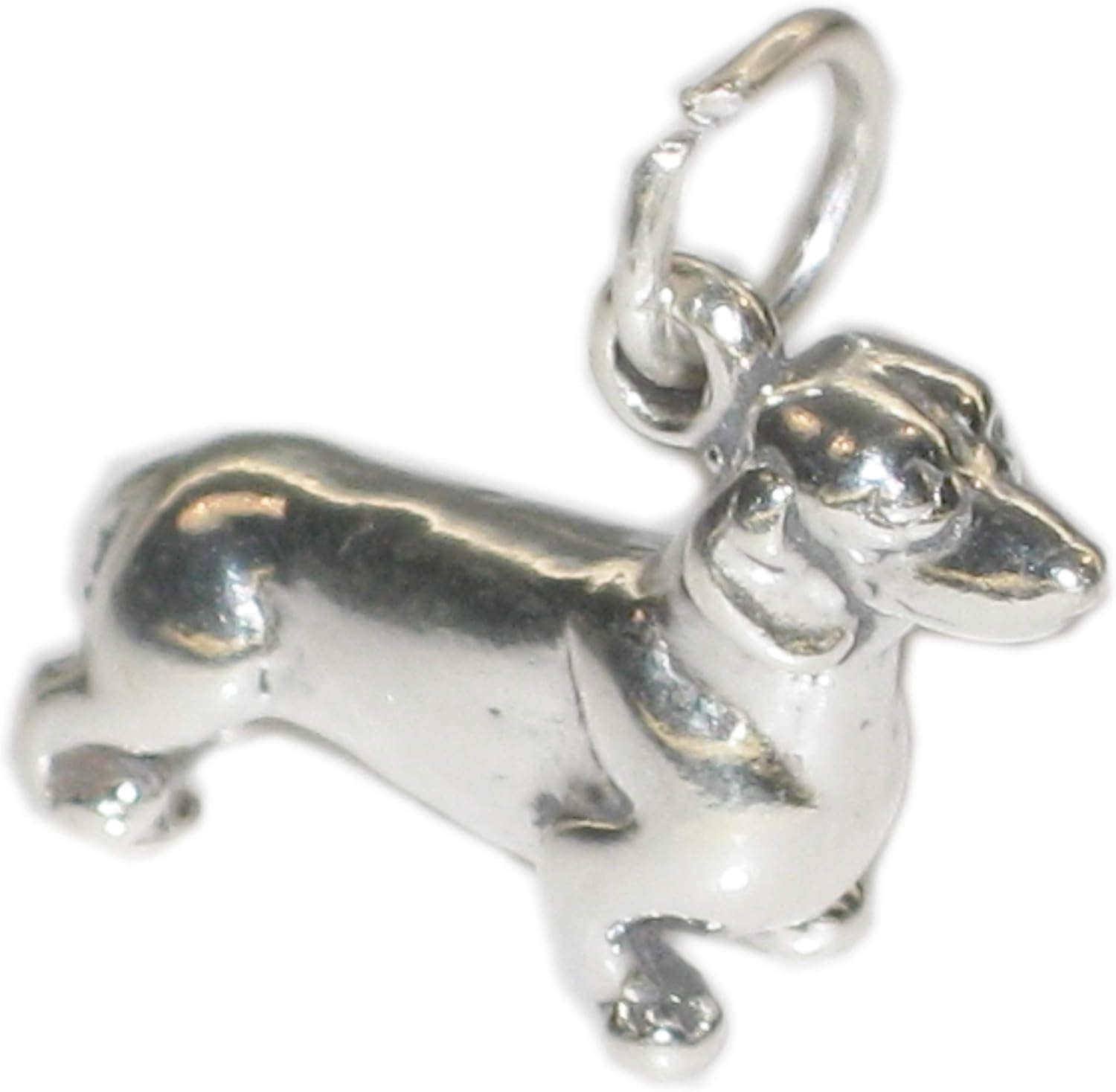 Dachshund dog sterling silver charm .925 x 1 Sausage dogs charms ...