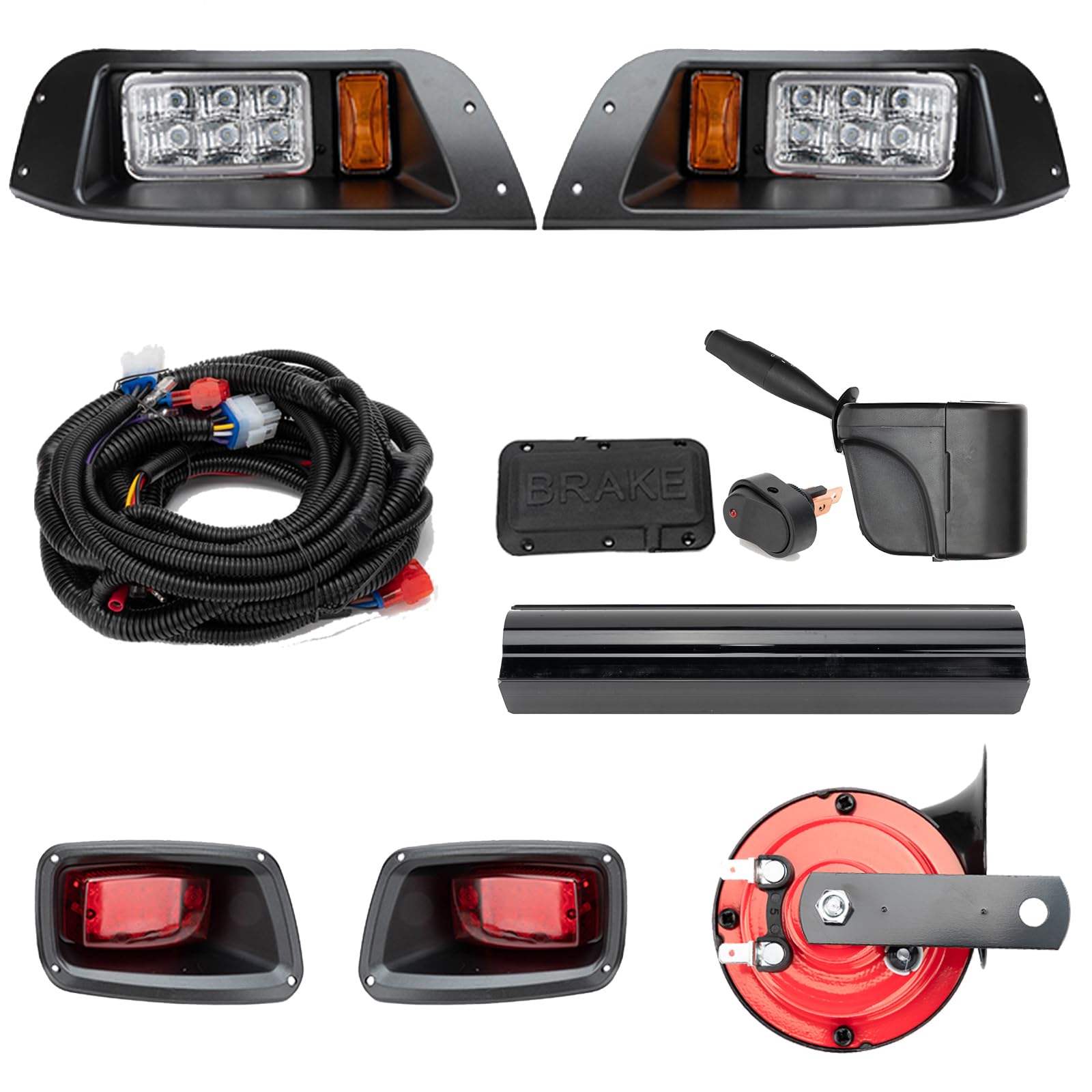 Mua MiKaFex LED Headlights and Tail Light Kits Compatible With EZGO TXT 1996-2013 Gas & Electric ...