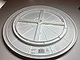 Amazon.com: Copco Basics Non-Skid Turntable, 18 inch, Cream ...