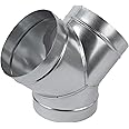 Amazon.com: HVAC OV 45° Degree Ø8 x 8 x 8 Inch Y Shape Duct Splitter ...