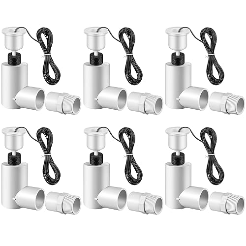 Feekoon SS2 Float Switch L Shape, AC Float Switch with 3/4 Inch Adaptor and 6Ft Wire, Water ...