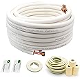 Amazon.com: 50ft Length Mini Split Line Set,1/4" 5/8" OD Copper Pipes ...
