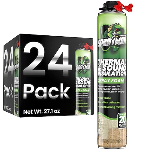 Sprayman Spray Foam Insulation (480 Sq.Ft.) - Closed Cell Polyurethane ...