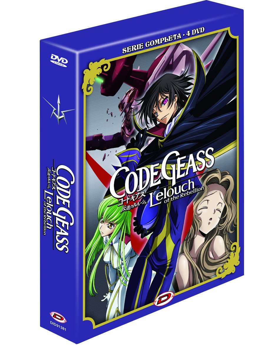 Code Geass - The Complete 1st Season Episodi 01-25 4 DVDs IT Import ...