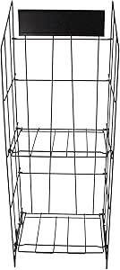 Amazon.com: FixtureDisplays Display, Bulk Newspaper Magazine Metal Wire ...