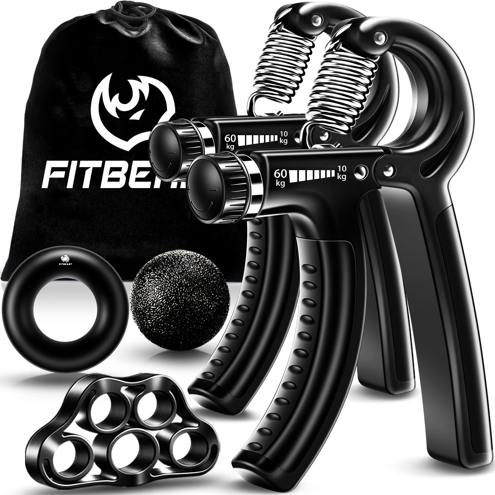 Mua FitBeast Hand Grip Strengthener Workout Kit (5 Pack), 2 Forearm ...