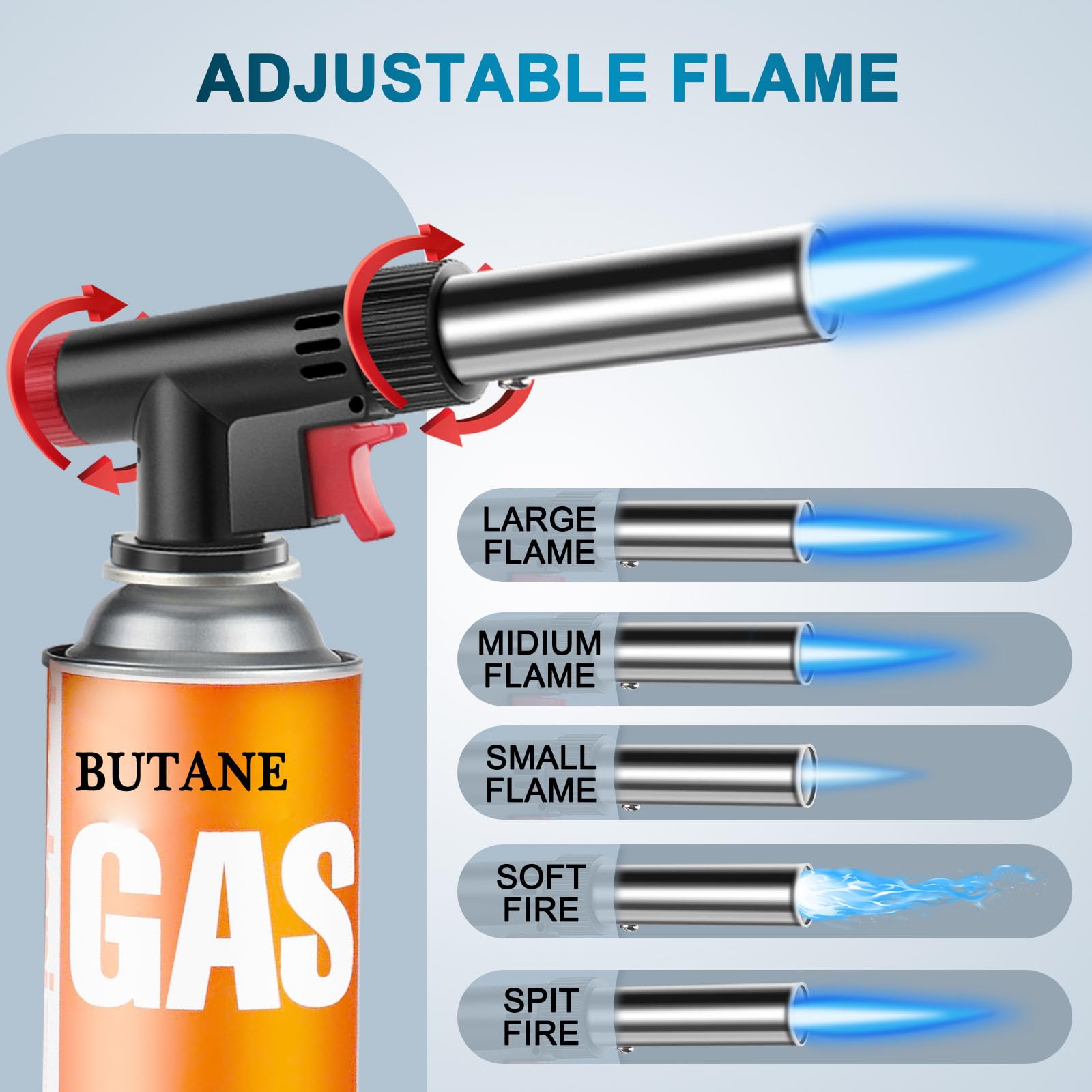Mua Bunsen Kitchen Burner, Refillable Butane Gas Burner with Adjustable ...