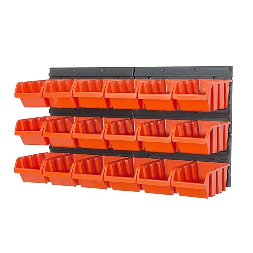 Set of 42 M size IN-Box storage bins and wall mounted louvre: Amazon.co ...