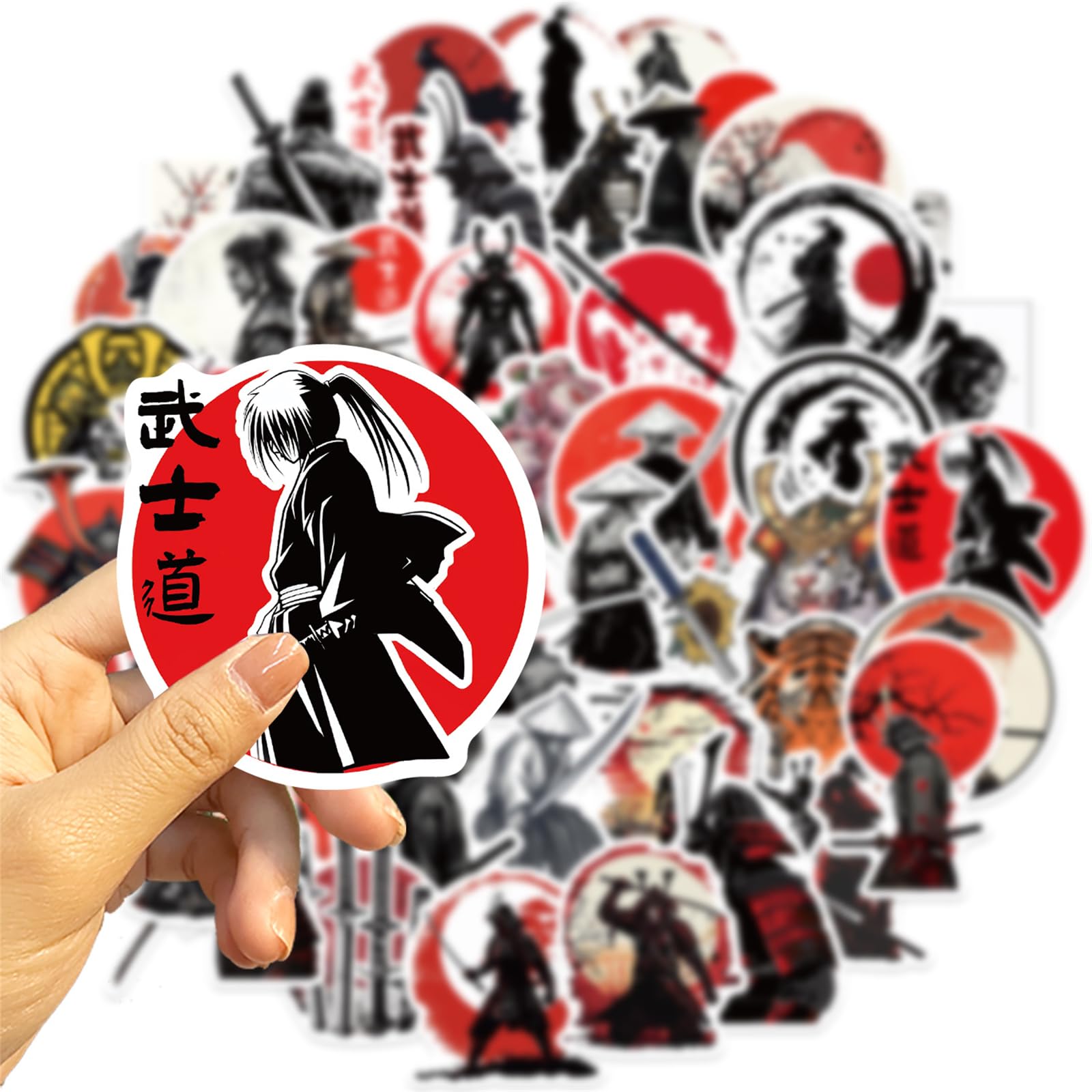 Mua 50Pcs Bushido Sticker Japan Samurai Decal Japanese Warriors Spirit ...