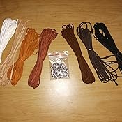 Leather for Jewellery Making, SOSMAR 6 Pieces Leather Cord String Rope ...