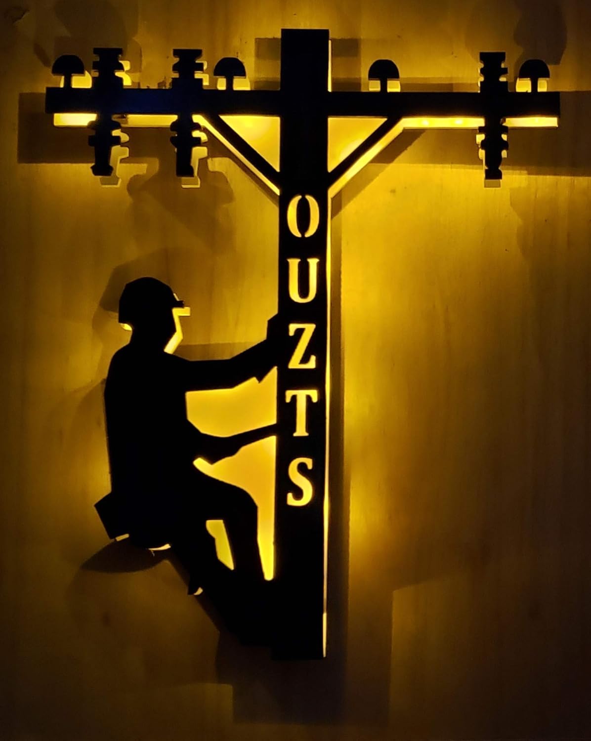 Amazon.com: Linemen LED sign, Love my Linemen Sign, Personalized LED ...