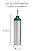 Cyl-Tec Medical D Oxygen Cylinder with CGA 870 Toggle Valve in Oman ...
