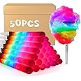 Amazon.com: 50 Pcs LED Cotton Candy Cones - Glowing Cotton Candy Sticks ...