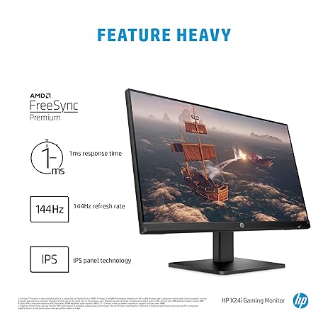 Mua HP 24-inch Full HD IPS Gaming Monitor with Tilt Adjustment and AMD ...