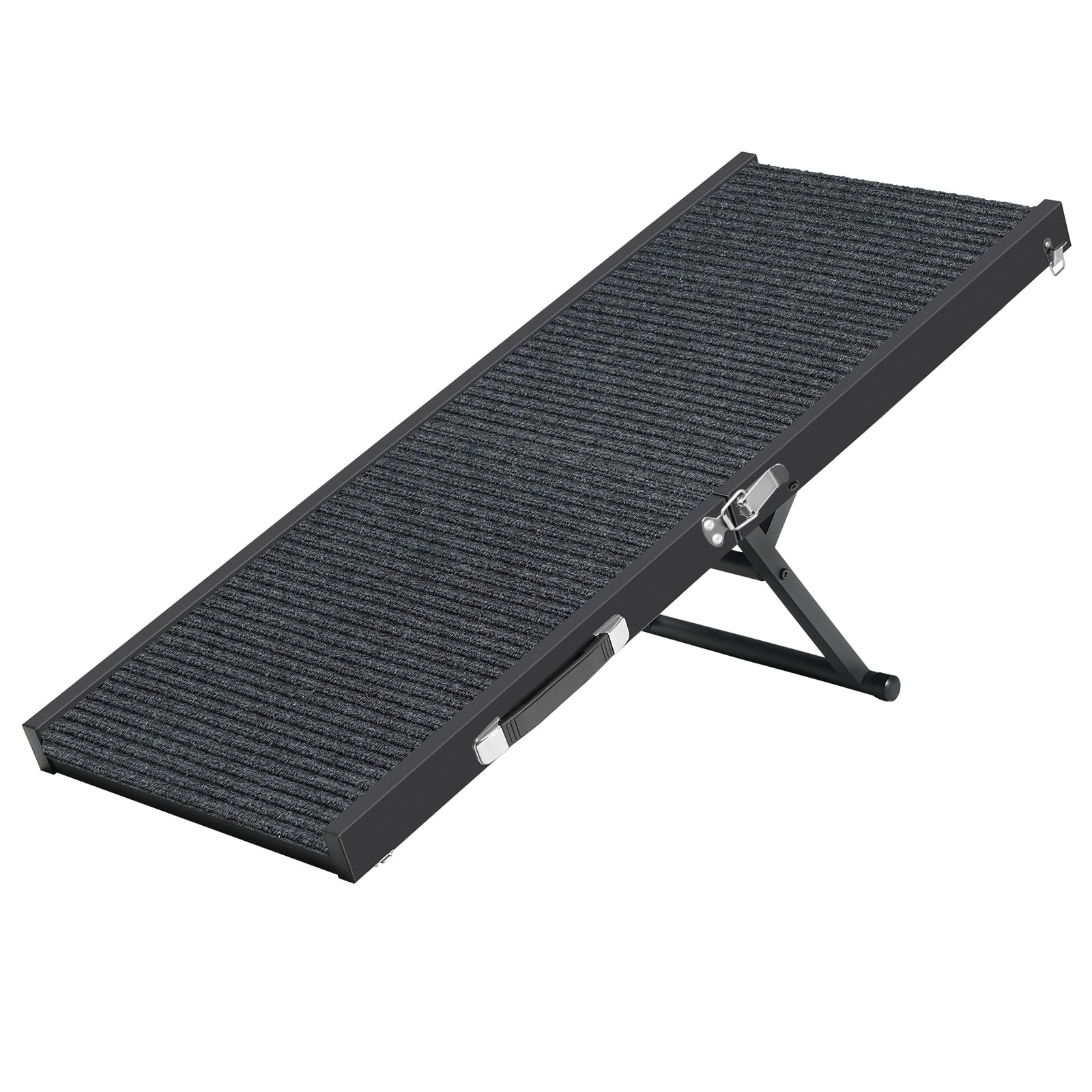 MAHANCRIS Dog Ramp, 31.5'' Long Portable Pet Stair Ramp with Non-Slip ...