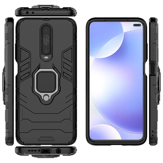 Designerz Hub® Poco X2 Dual Layer Armor Defender Full Body Protective ...