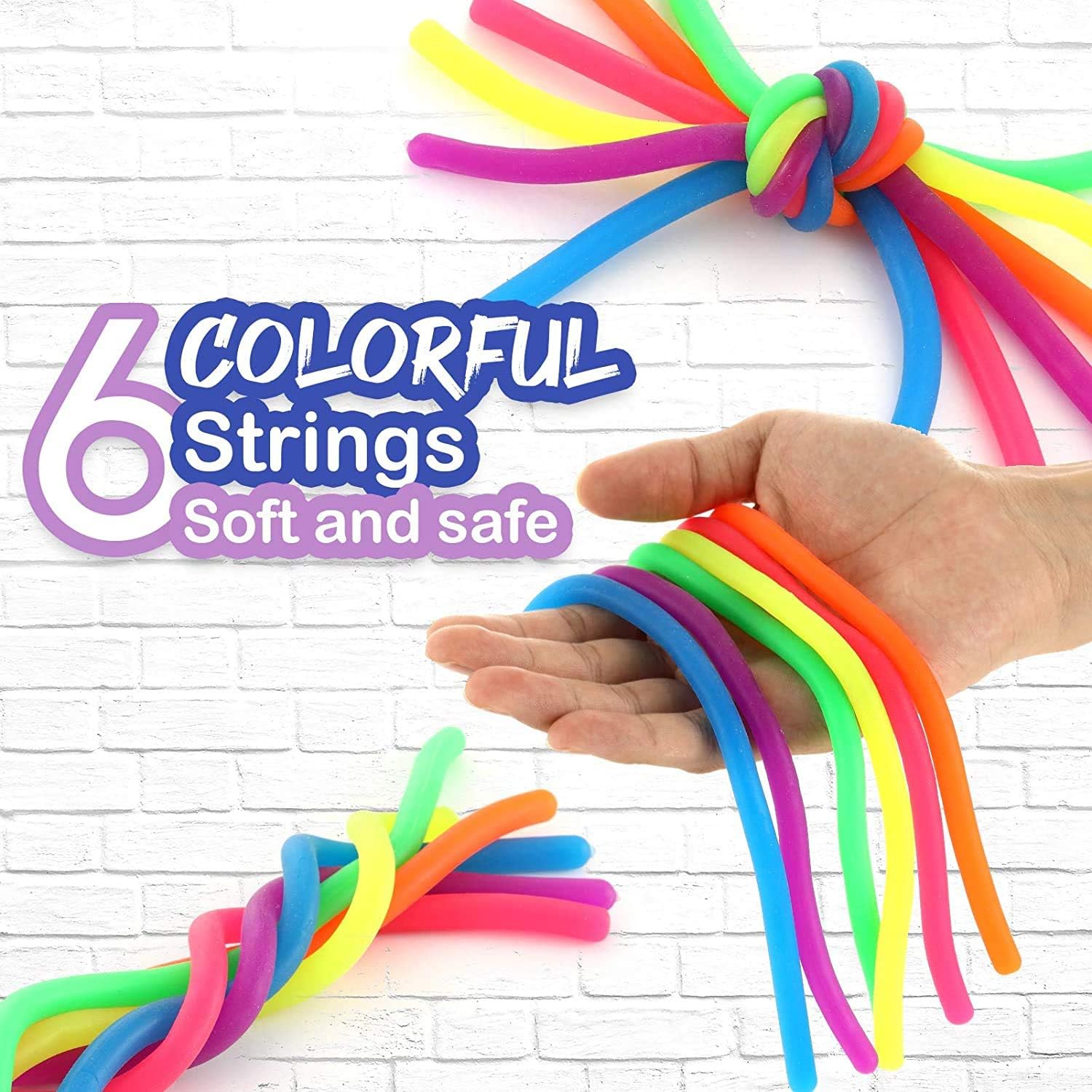 Bonkey Rainbow Fidget Toys Set 8 piece Fidget Toys Pop it Pops Fidget ...