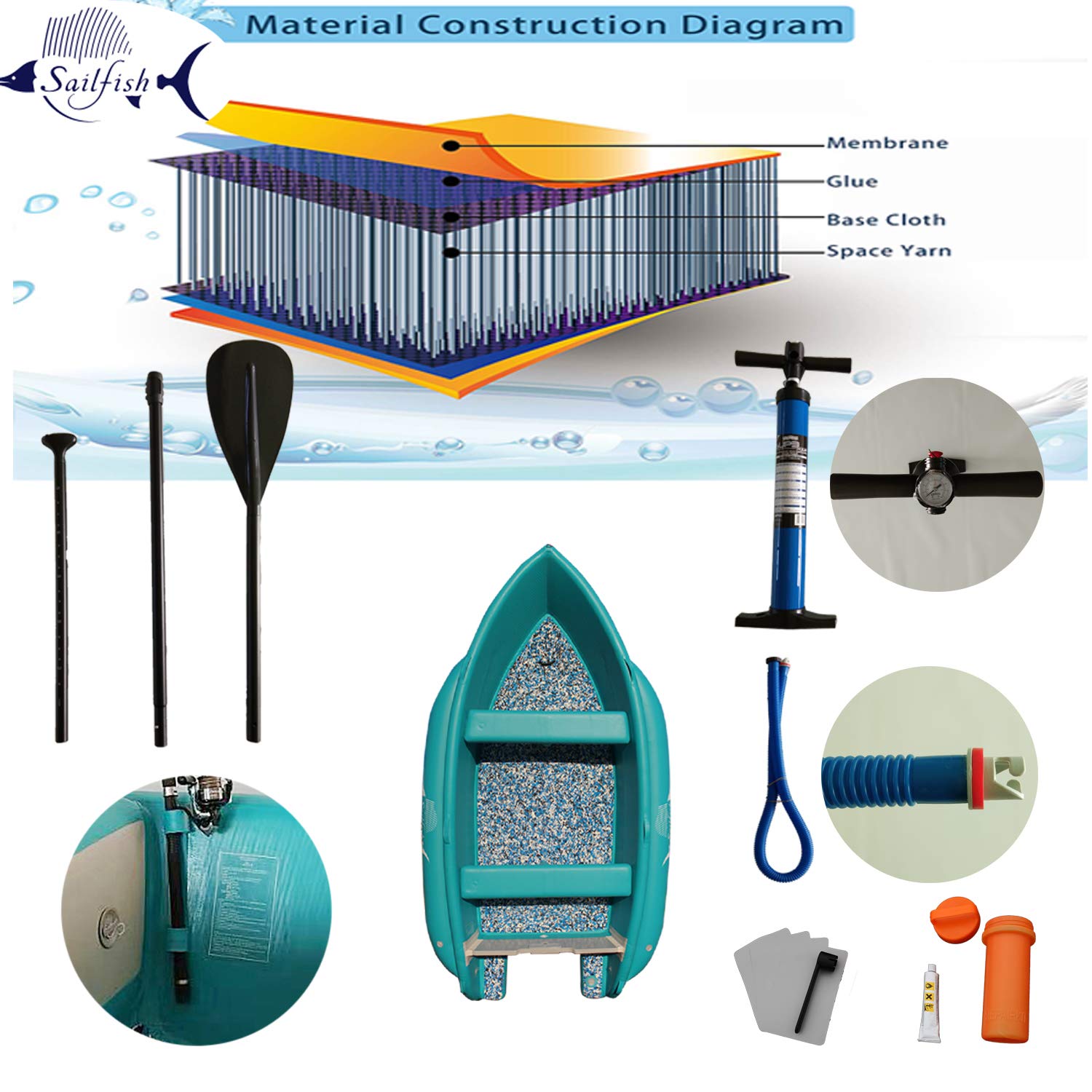 Mua Sailfish Inflatable Boat Full Inflatable Structural Boat Rubber ...
