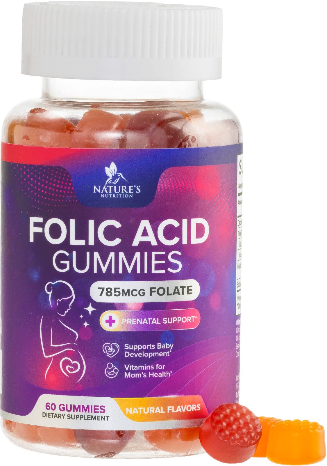 Mua Folic Acid Gummies for Women 785 mcg, Essential Prenatal Vitamins ...