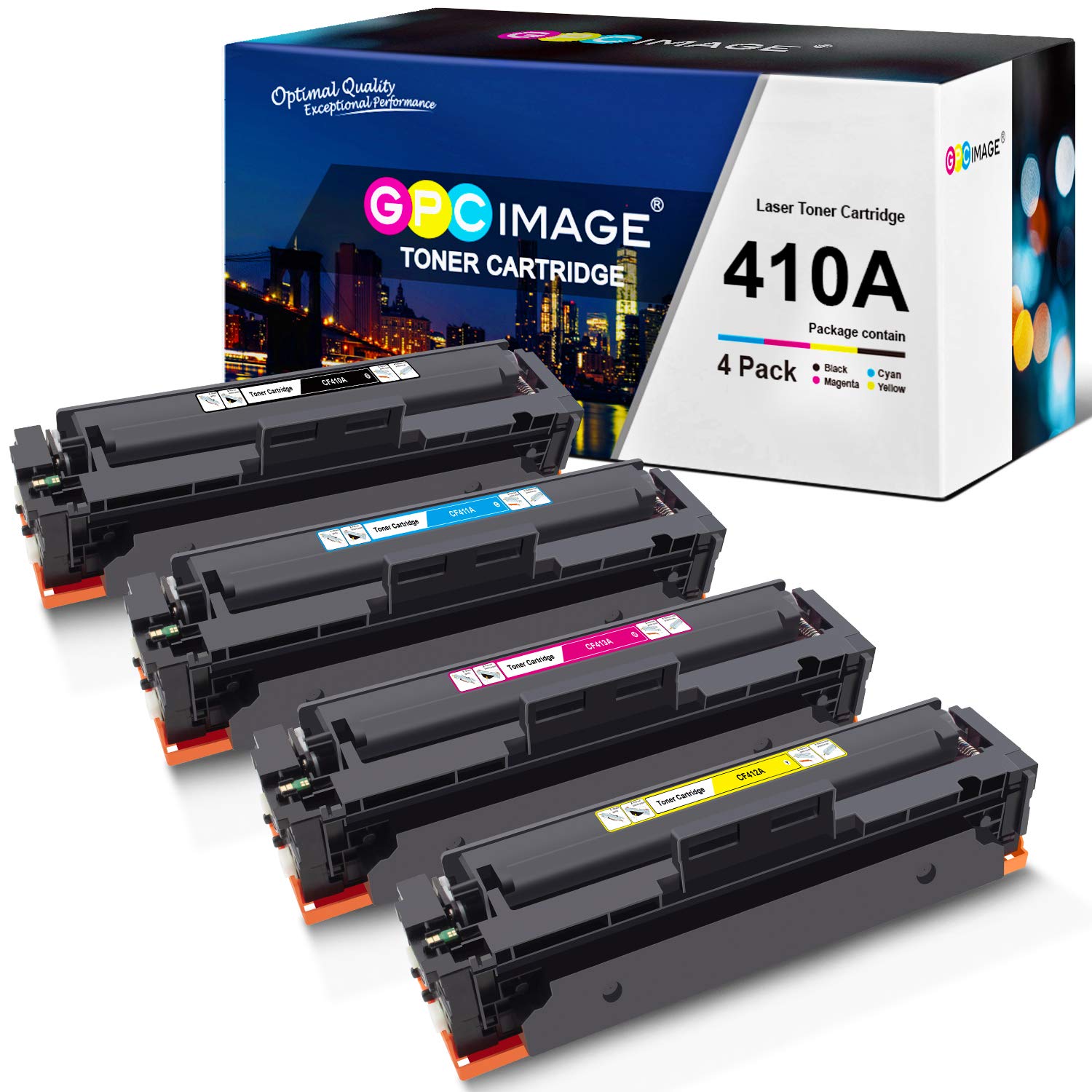 GPC Image 410A CF410A Cartucce di Toner compatibili per HP 410A per HP ...