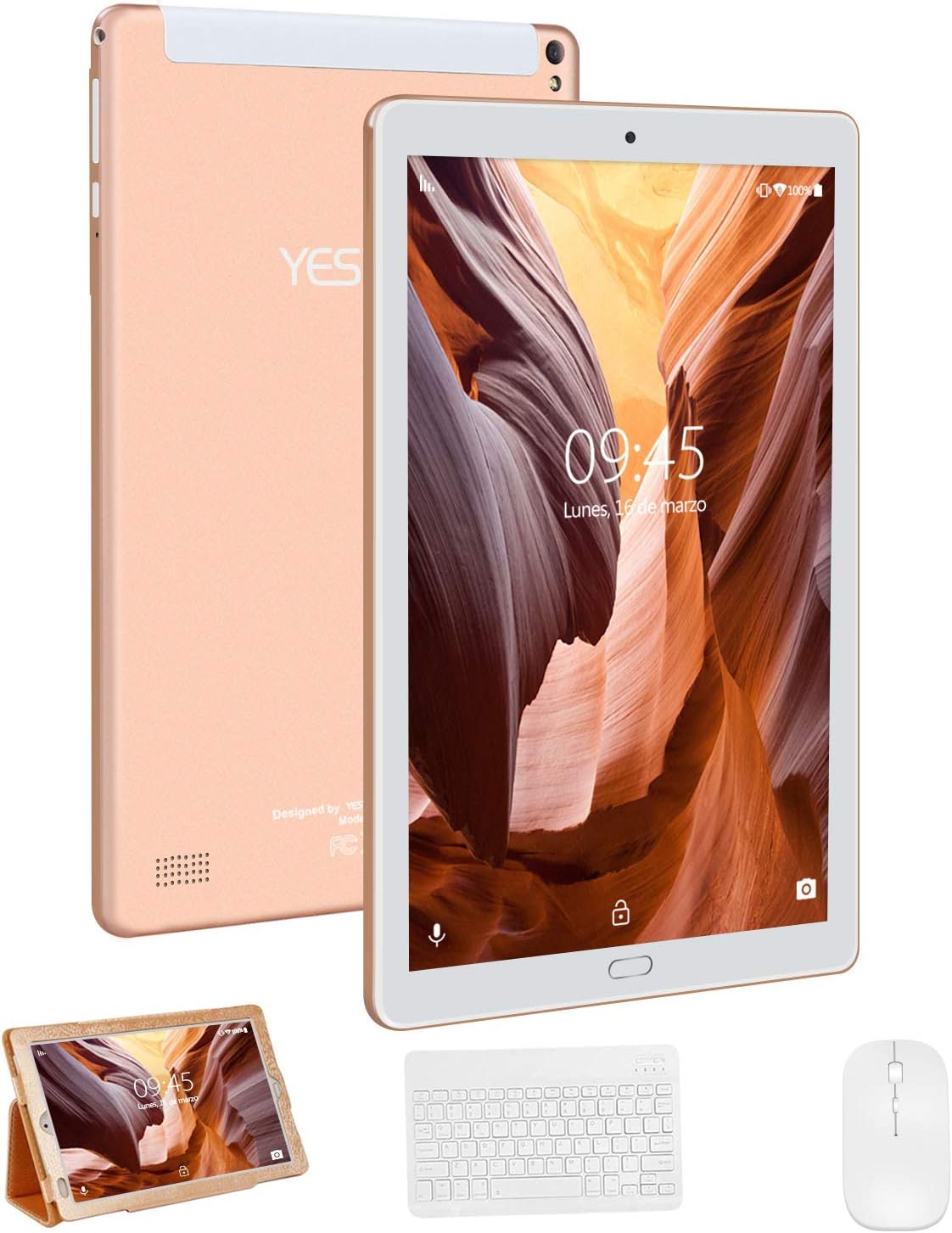 Tablet 10 Pulgadas YESTEL X2, 3GB+32GB, Android 8.1，4G WiFi/Dobles SIM ...