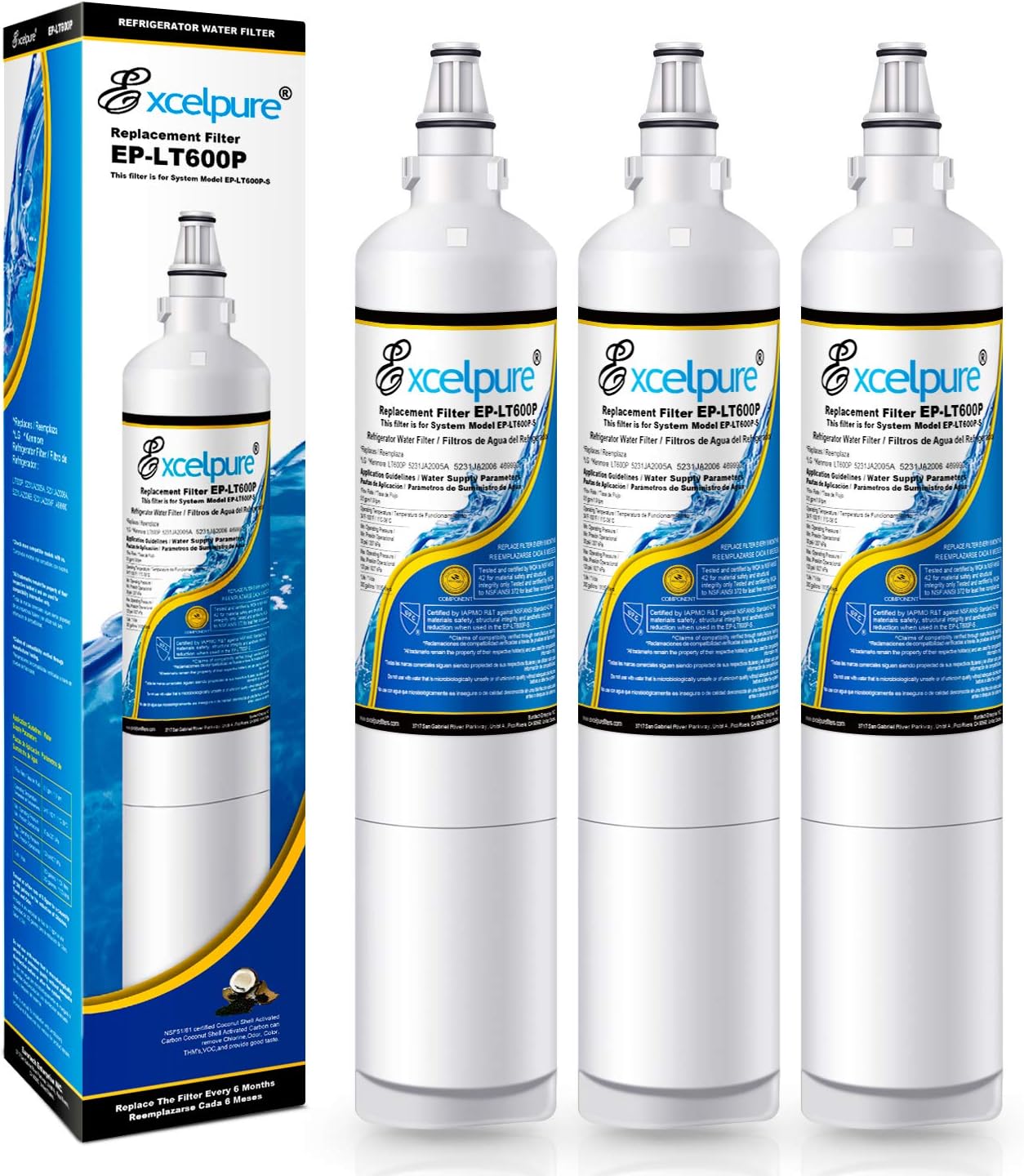 Amazon.com: EXCELPURE 5231JA2006A Replacement for LG LT600P,5231JA2006B ...