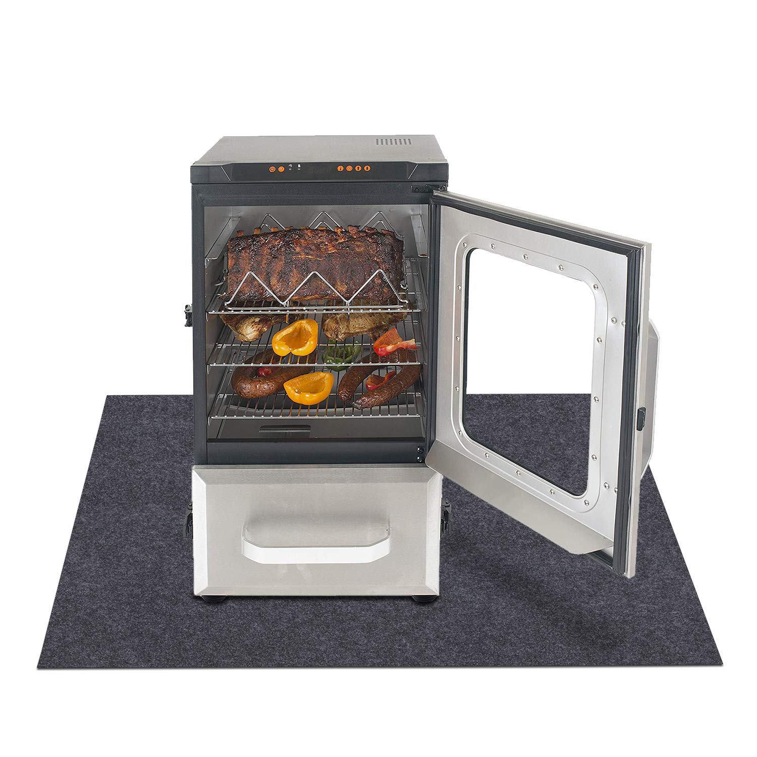 Electric Smoker Mat?Protects wooden floors from liquid and Sauce Spills ...