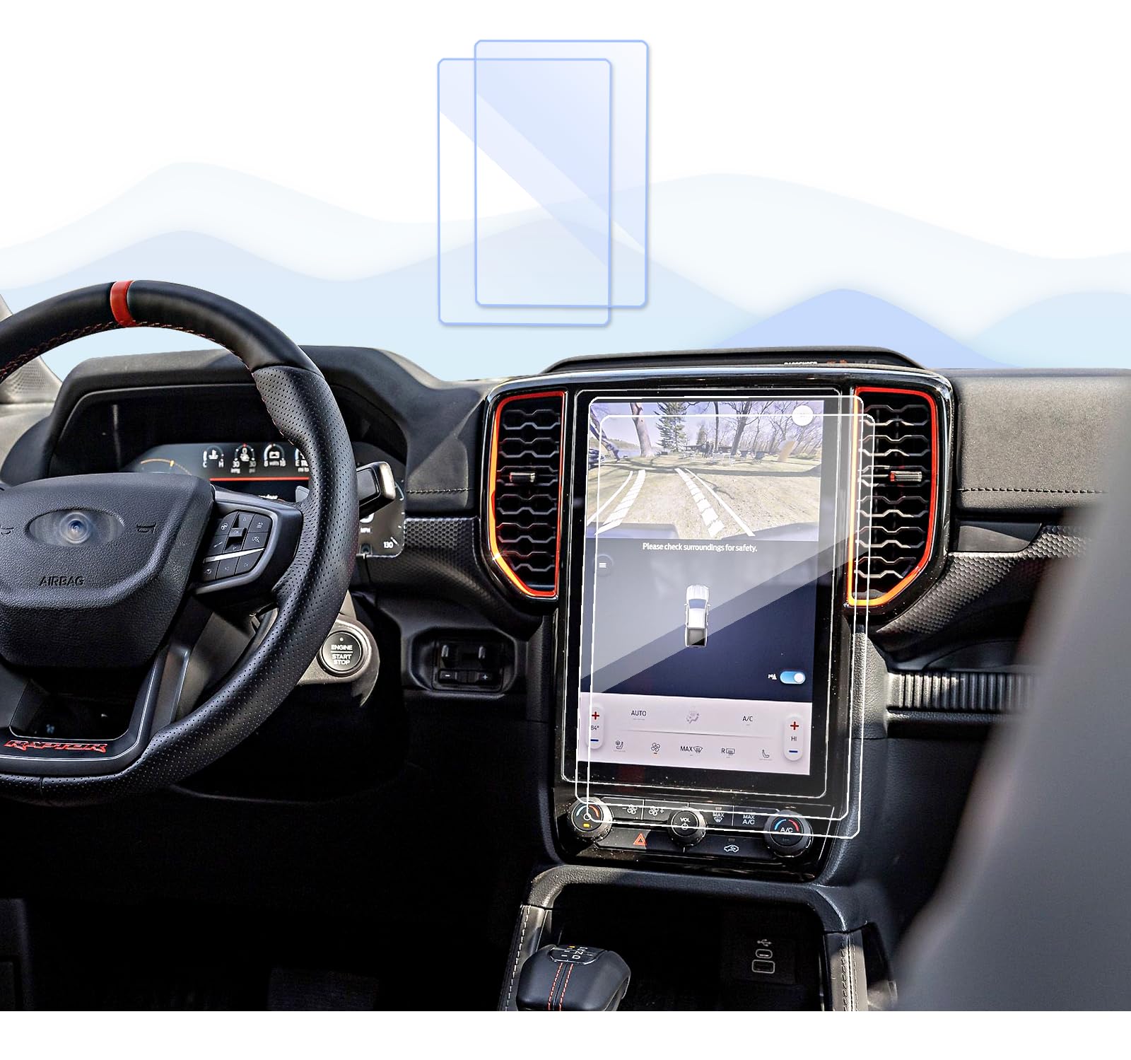 Mua UFGDSHA 2 Pack for 2024 Ranger Raptor Screen Protector for Ford ...