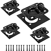 Amazon.com: Lonffery 4 Pack Recessed D-Ring Tie Down Anchors (6,000 lb. Capacity), Heavy Duty ...