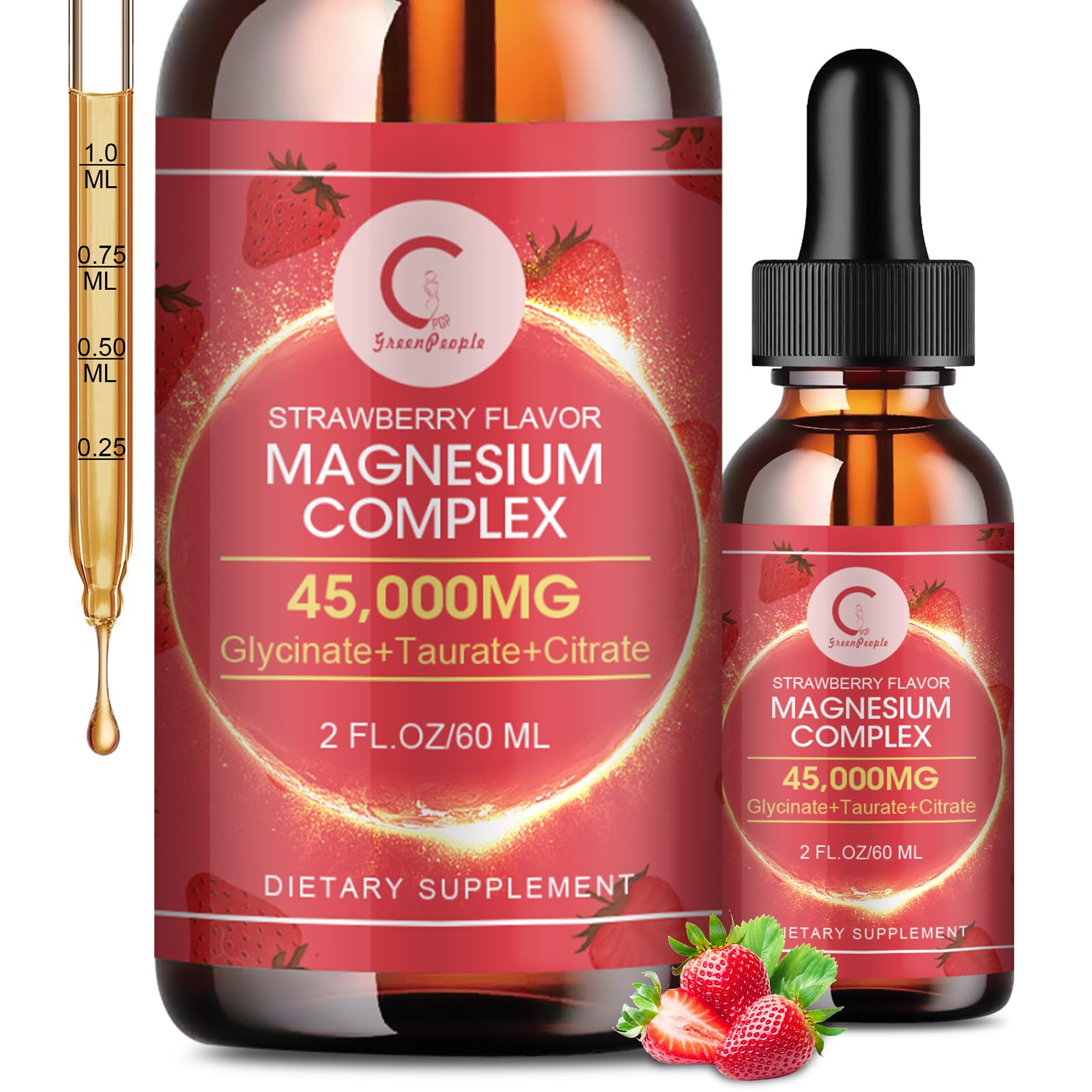 Mua Triple Magnesium Complex Liquid Drops - 1,500mg Magnesium Glycinate ...