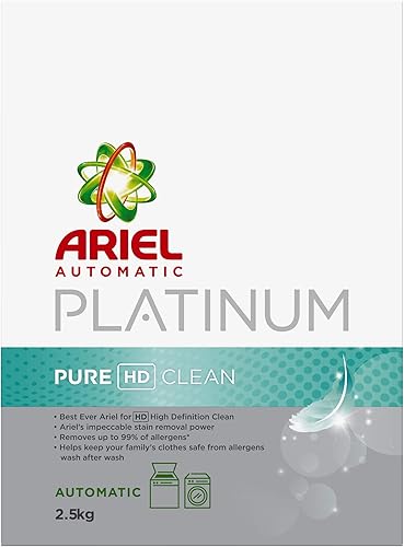 Ariel Platinum Laundry Powder Detergent Pure HD Clean - 2.5 kg price in ...